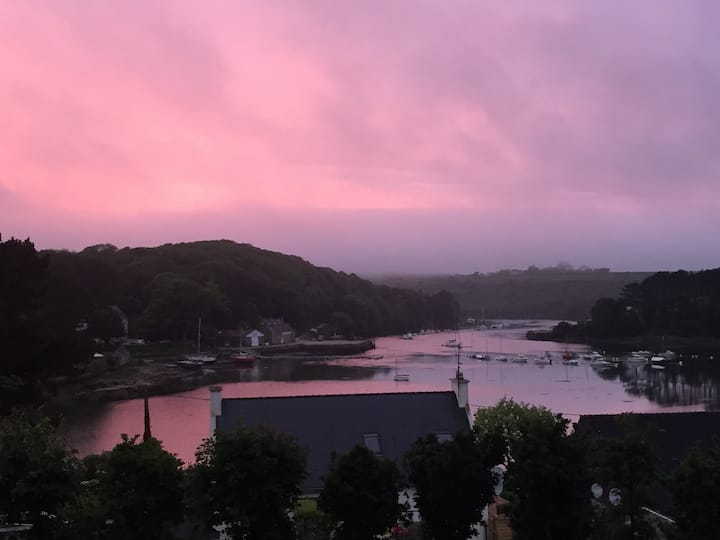 Maison Vue Mer Port De Paluden - Lannilis