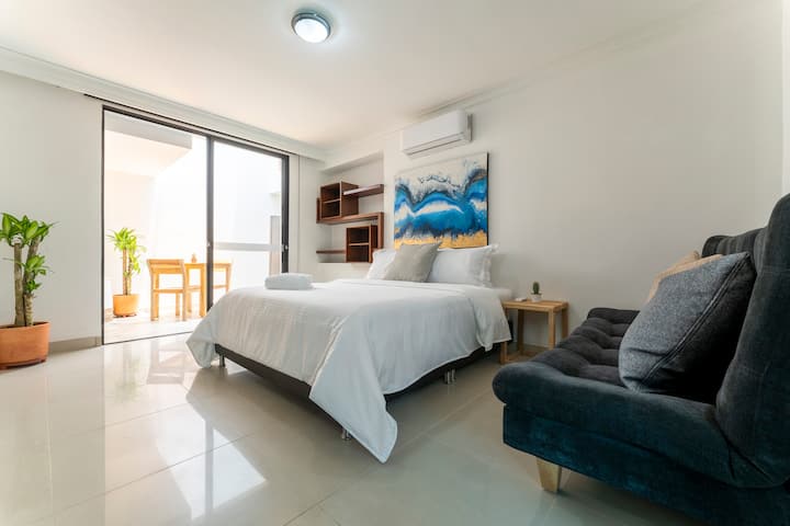 Loft 05 Poblado•jacuzzi•fast Wifi•pool•nature - Medellín