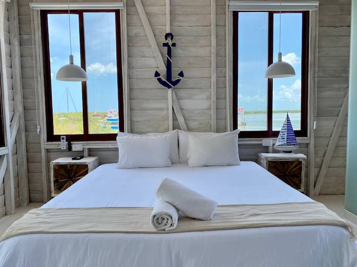Encantadora Habitación King Size *Marina Sunrise* - Holbox