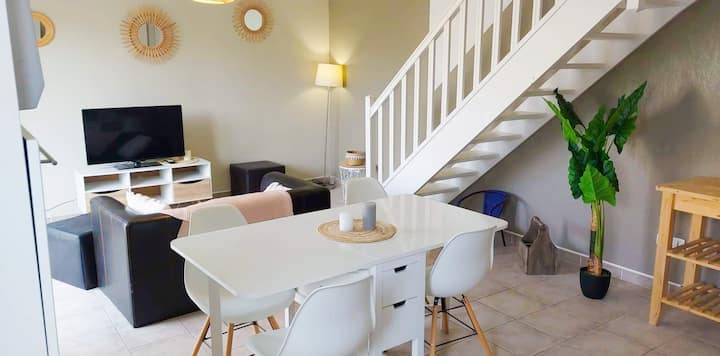 Maison Chaleureuse F3 Avec 3piscines Dns Résidence - Occitanie