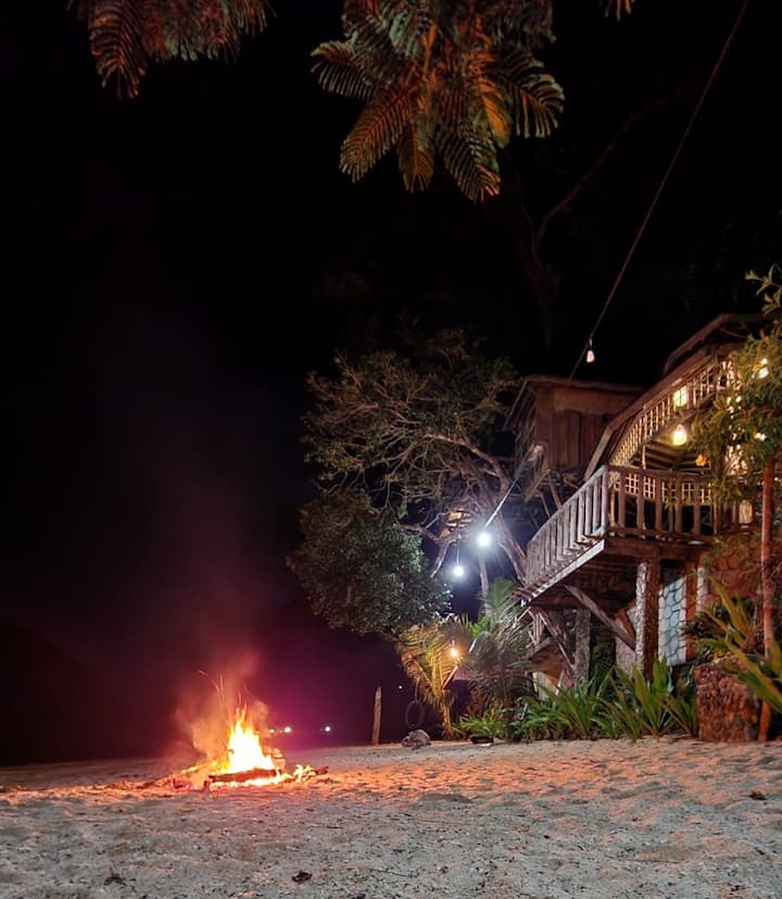 Sunset Beach Treehouse W/ Awesome Bacuit Bay View - El Nido