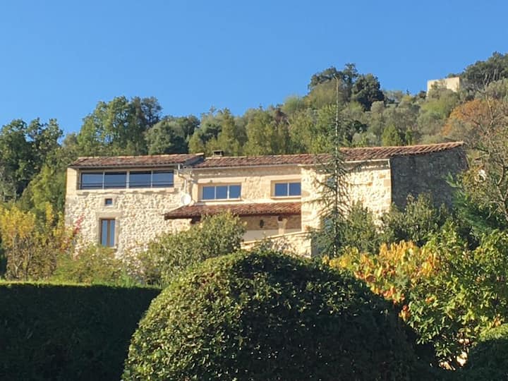 Mas En Pierre Avec Piscine, Jacuzzi Et Sauna - Barjac