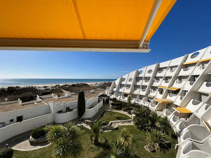 Agréable T4 Vue Mer, Piscine, Parking Privé - Aigues-Mortes
