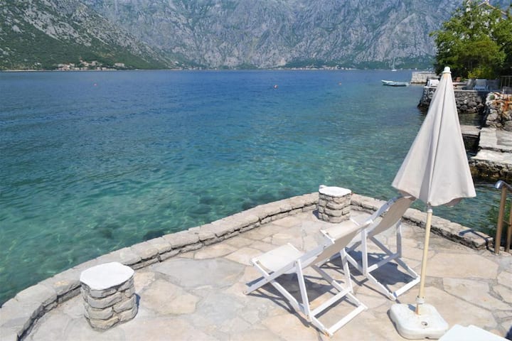 Big Terrace With A Great View Of Kotor Bay - Montenegro