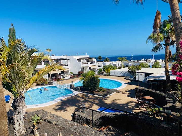 Beautiful Apartment With Pool And Sea Views - Puerto del Carmen