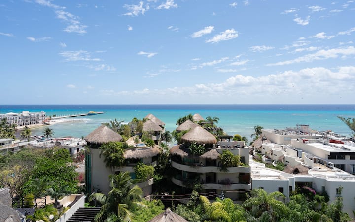 Bee Singular/partial Sea View/roof W Pools&hot Tub - Playa del Carmen