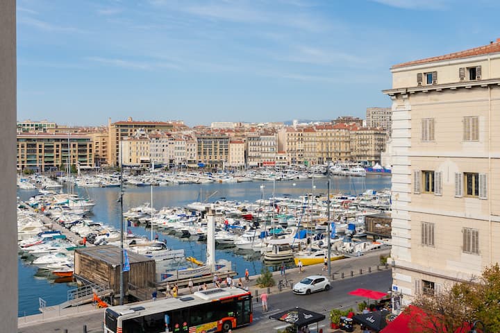 Design Climatisé Central & Ensoleillé Vieux Port - Marsella