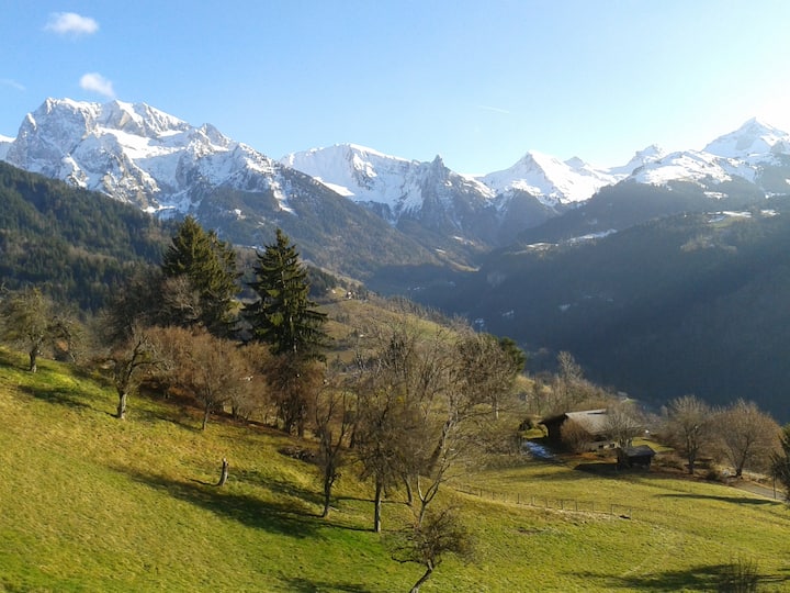 Chalet Familial Avec Vue Magnifique! - Manigod