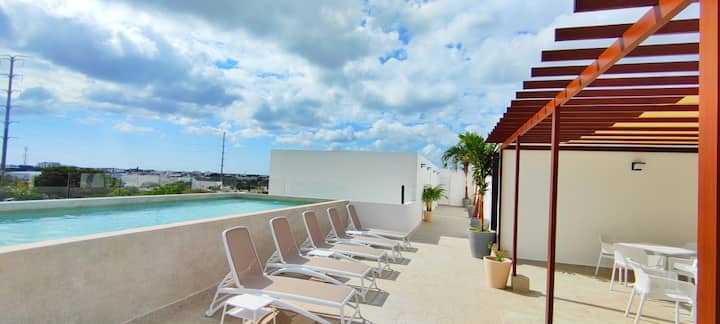 Precioso Estudio Equipado En Playa Del Carmen - Playa del Carmen