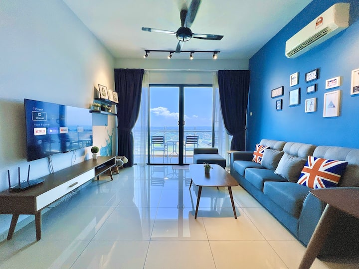 Atlantis Seaview Smarttv[netflix]1br 5pax C3106 - Malacca