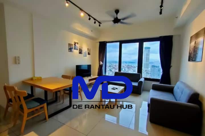 Cozy218@seaview@komtar View@georgetown@freeparking - Penang Island