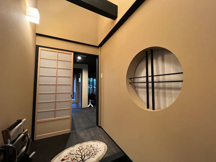 【デザイナーハウス蘭子】Kyoto St./jp Bath/tatami/2f Machiya - Kyoto Station