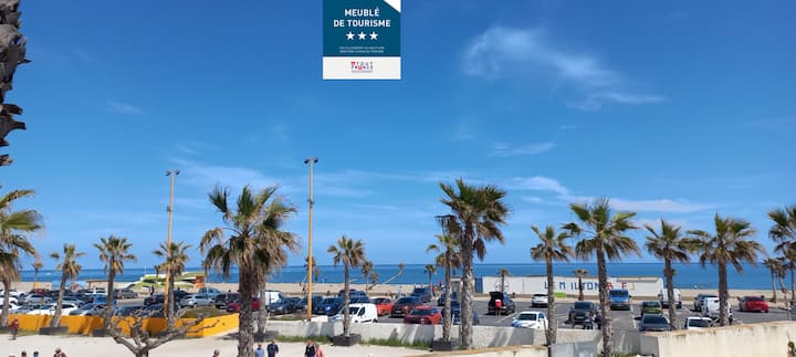 Barcarès Villa Bord De Mer - Vue Plage 3 éToiles - Leucate