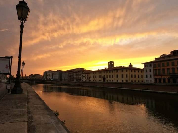 Appartamento Suite Con Vista Imperdibile Sull'arno - Pise