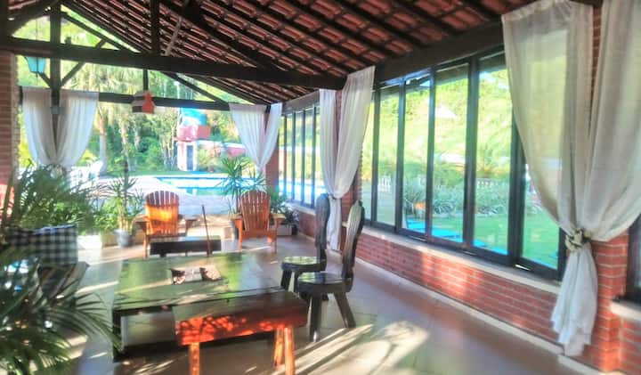 Casa Aconchegante Com Piscina E Espaço Kids - Cotia