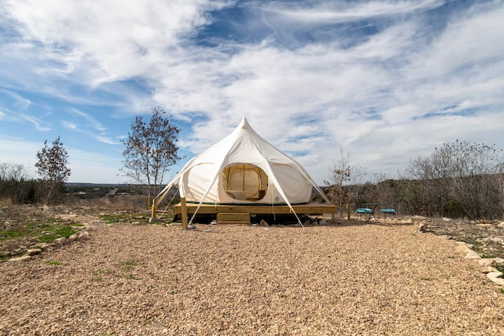Hill Country Yurt - Yurts for Rent in Paluxy, Texas, United States - Airbnb