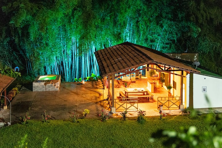 Jacuzzi Privado Eje Cafetero, Bambú Naturaleza&paz - Pereira