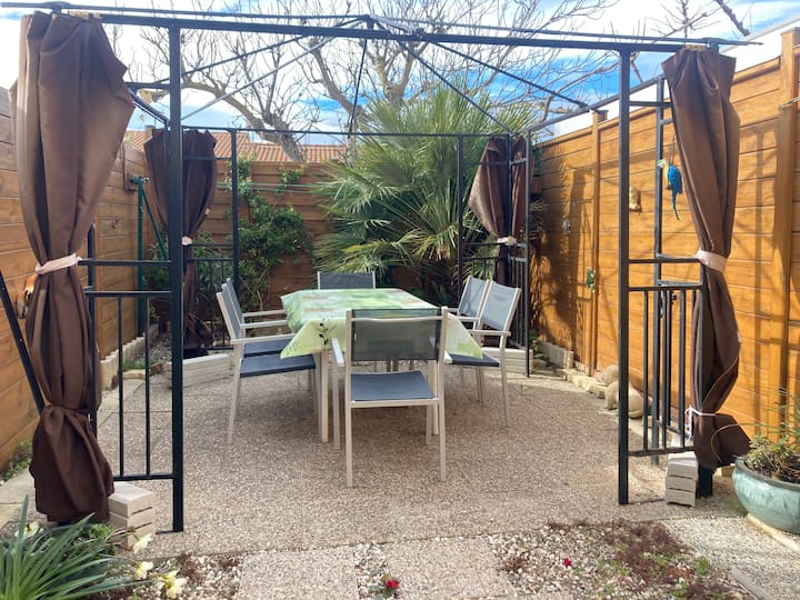 Studio 4p Bord De Mer Avec Jardin Valras-plage - Valras-Plage