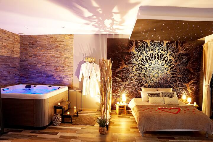 Agréable Chambre D'hôte Avec Jacuzzi Et Sauna - Caudry