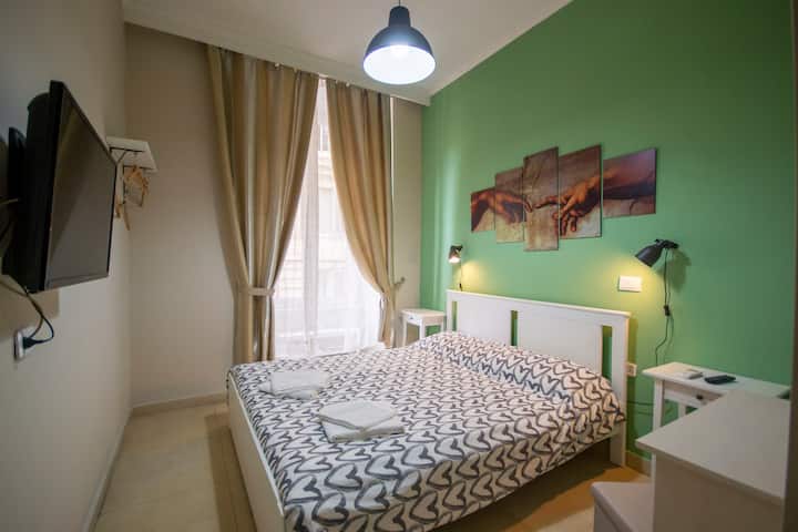 ★Cozy Double★, Private Bath, Ac,tv - Rome