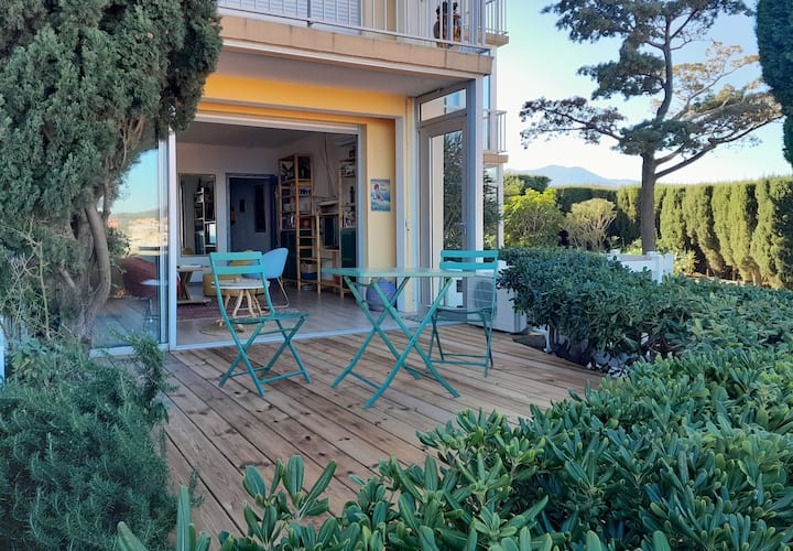 Studio Cabine, Jolie Vue Sur Mer - Banyuls-sur-Mer