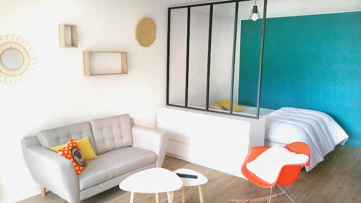 Studio Lumineux Et Calme Avec Balcon, Hyper Centre - Aurillac