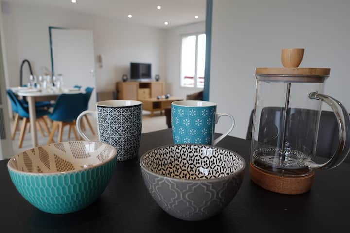 Cocon Moderne Avec Terrasse, à Deux Pas De L’océan - France