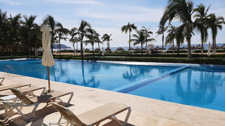 Departamento Encantador Y De Lujo A Pie De Playa - 馬薩特蘭