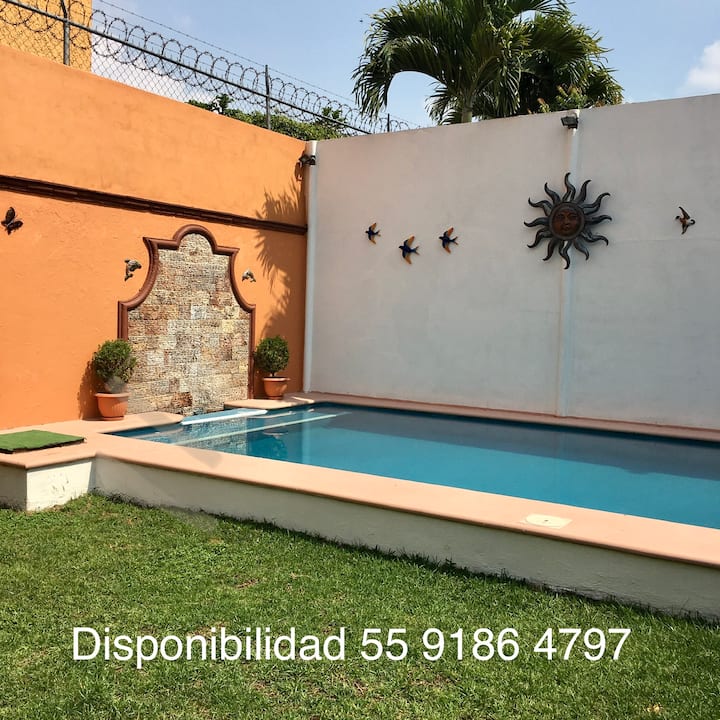 Disfruta Cuernavaca Casa Sola,alberca,jardín - Cuernavaca