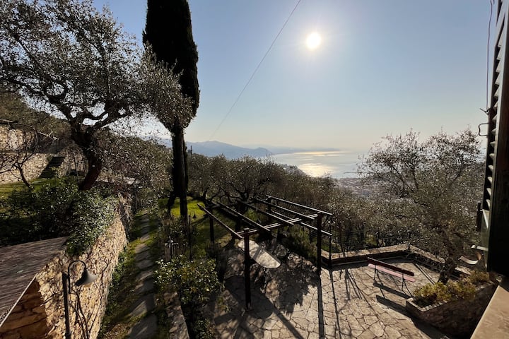 Villa Panorama Con Enorme Giardino Privato - Camogli