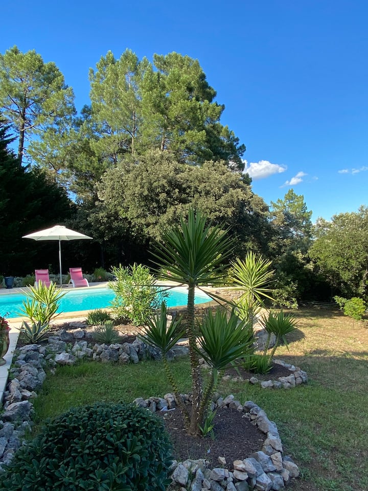 Villa Provençale Avec Piscine En Pleine Nature - Anduze