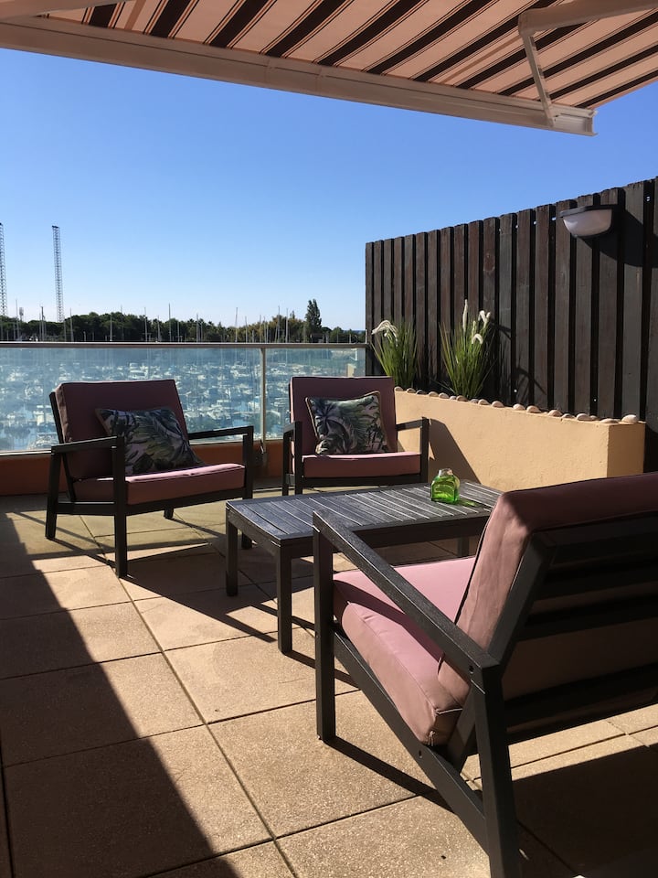 Sympathique Appartement Duplex + Terrasse Et Vue - Vias