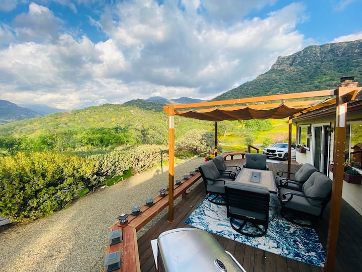 The Crystal Cabin ~ Panoramic Mountain Views! - Three Rivers, CA