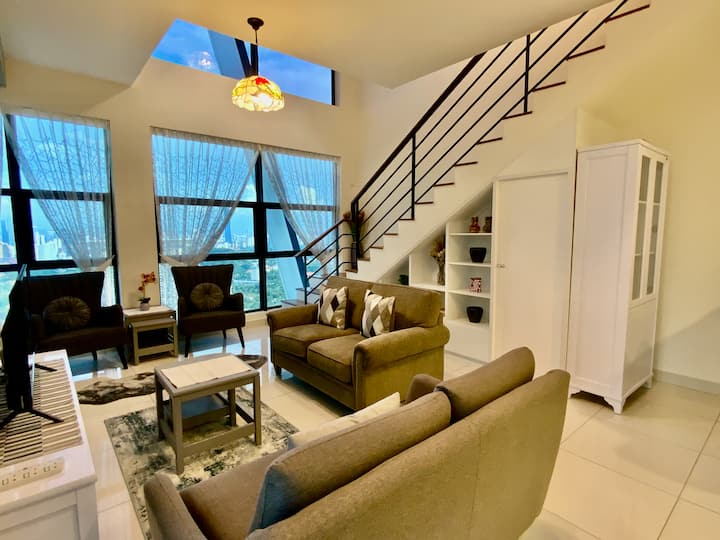 [Promo] 2br Duplex Arte Mont Kiara-kl Skyline View - Malasia