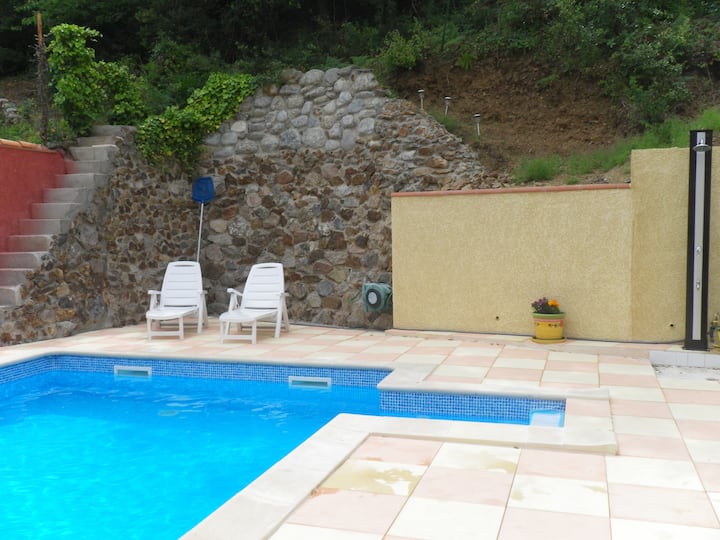 Charmant T2 Avec Piscine Au Calme - Arles-sur-Tech