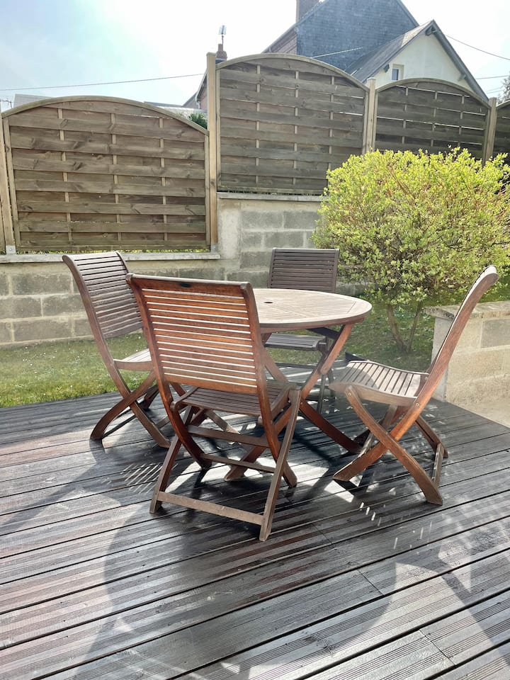 Les Nymphéas - Terrasse Et Parking à Eu - Beauchamps