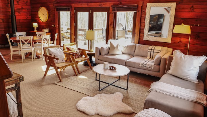 Secluded 30 Ac Hill Luxe Cabin Hocking Hills - Tar Hollow State Forest, Laurelville