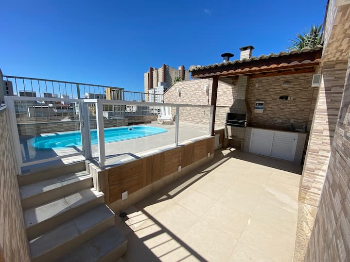 Linda Cobertura Duplex Piscina Privativa Guarujá - Guarujá