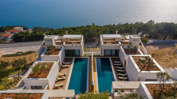Exclusive Villa Gemelos By Mywaycation - Brela
