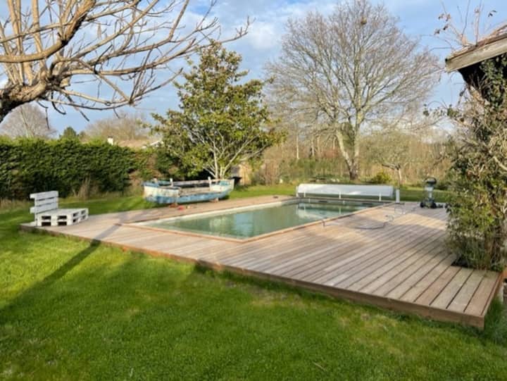 Magnifique Villa Avec Piscine, Cuisine Extérieure - Mios