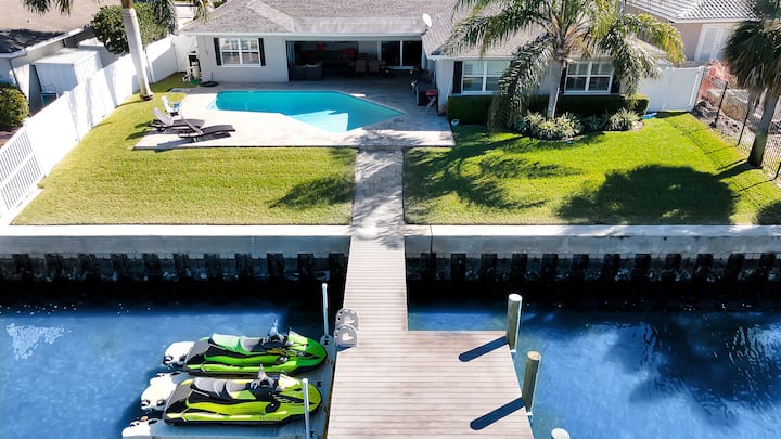 Boaters Paradise- Waterfront Heated Pool King Beds - Aéroport de Tampa (TPA)