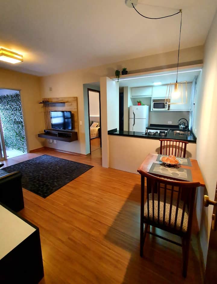 Apartamento Central Aconchegante - 쿠리티바