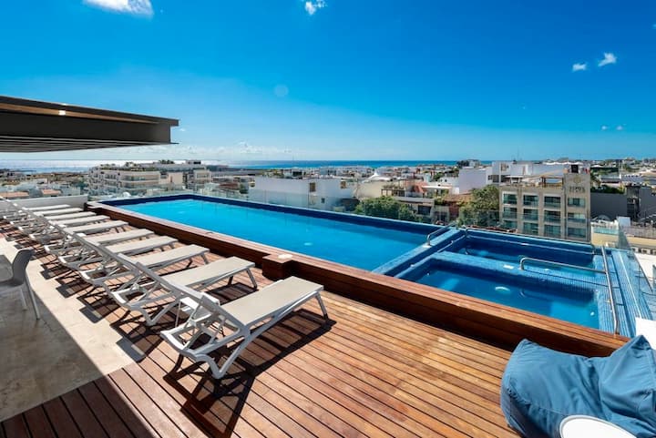 Stylish Large Cozy Studio Near Beach Fast Wifi - Playa del Carmen