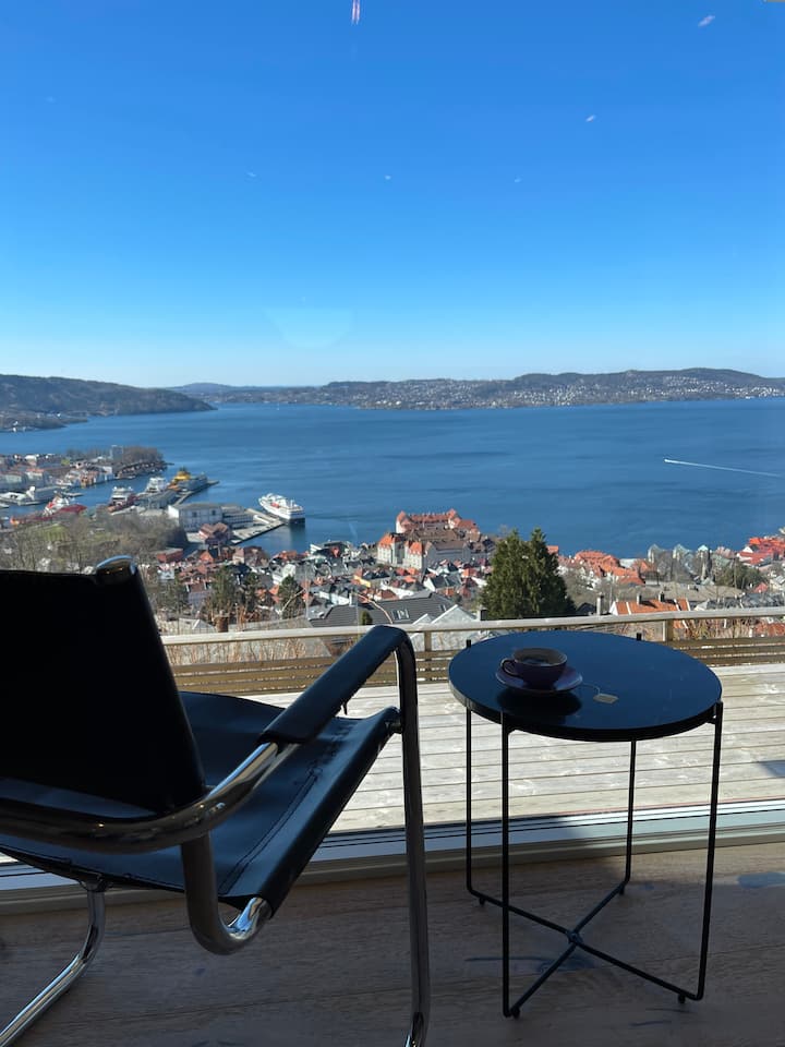Unik Leilighet Med Fantastisk Utsikt Og Solforhold - Bergen