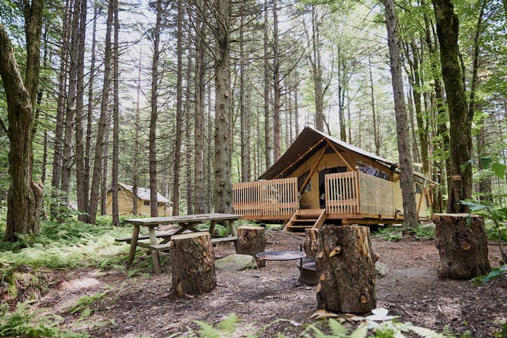 Tente Trappeur 5 Pers. Sutton / Huttopia - Sutton