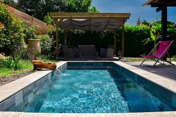 Petite Maison 4 Personnes Avec Piscine Et Jardin - Saint-Vincent-de-Tyrosse
