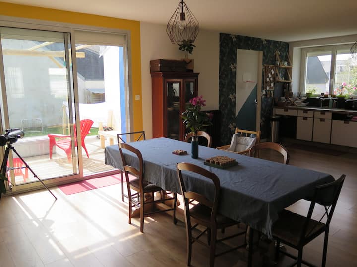 Maison Agréable Avec Terrasse Et Jardin - Quimper