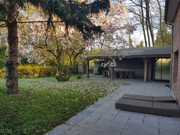Cottage Chaleureux, 12 Lits, à 200m De L'abbaye - Cambrai