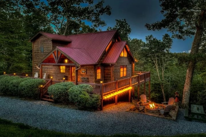 Mountain Views*game Room*hot Tub*near Downtown - Blue Ridge, GA