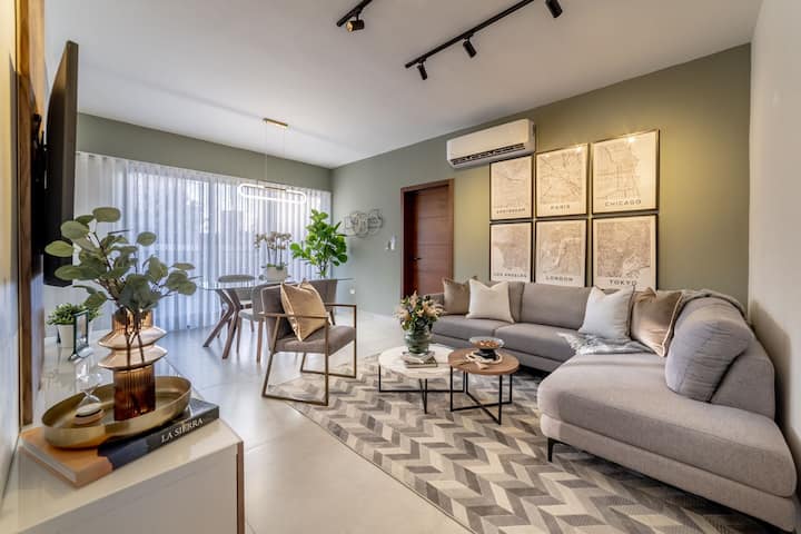 1br City Center Retreat W/small Terrace Wi-fi - Santo Domingo
